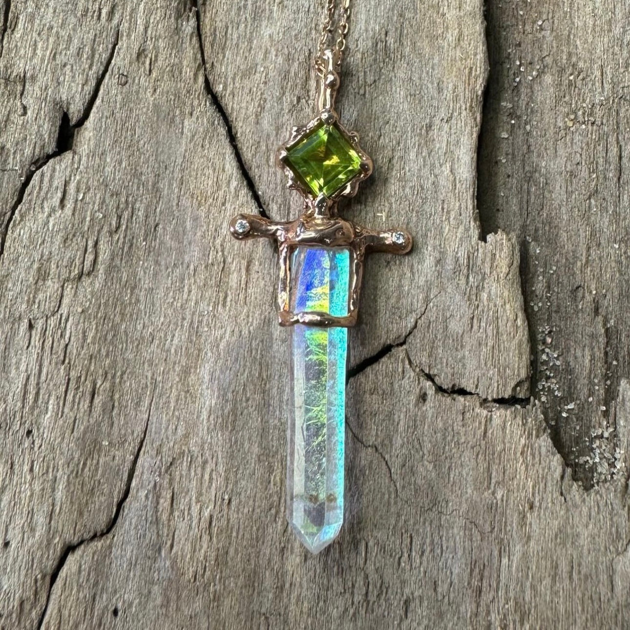 Xena Sword Talisman - Peridot – Magick Alchemy