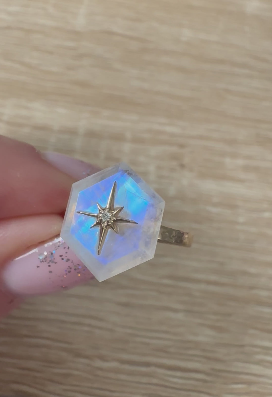 Moonstone Floating Star Ring / Made to Order – Magick Alchemy