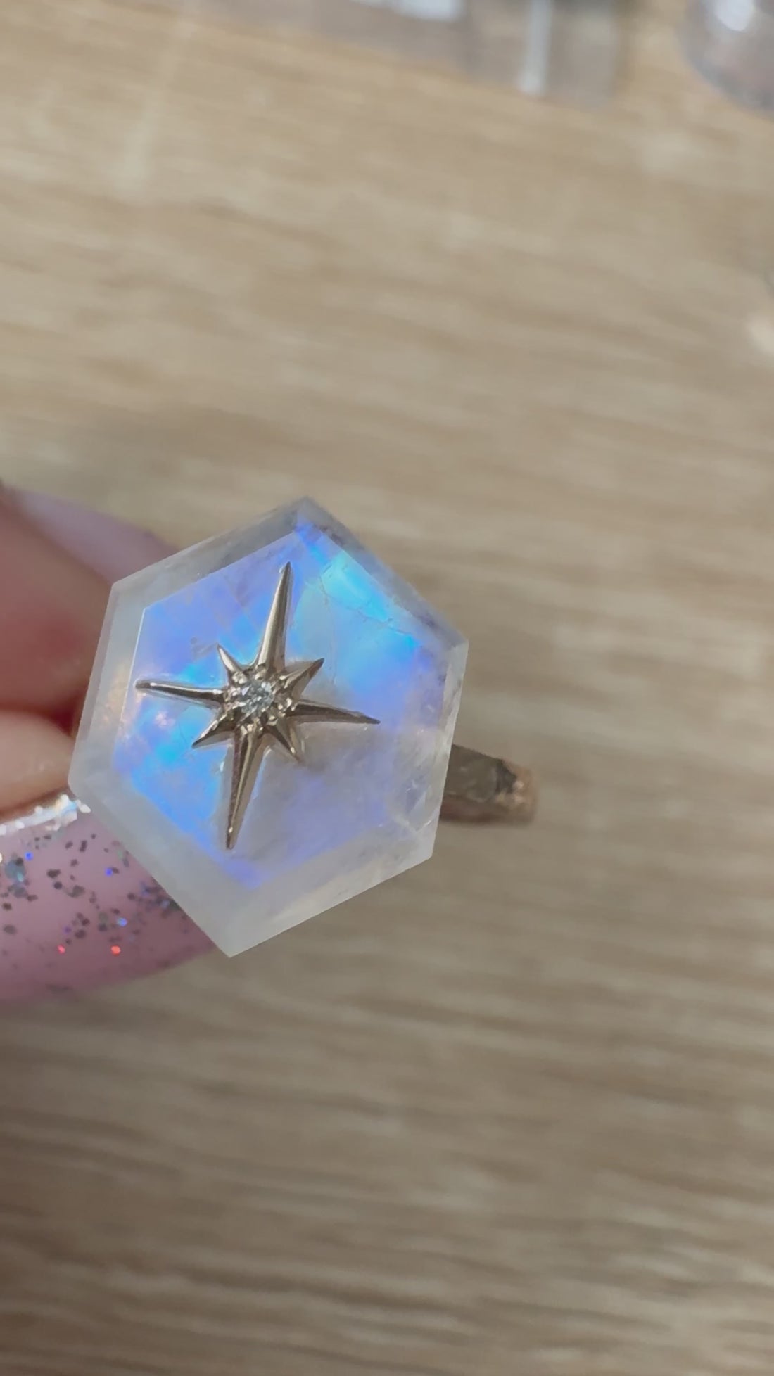 Moonstone Floating Star Ring / Made to Order – Magick Alchemy