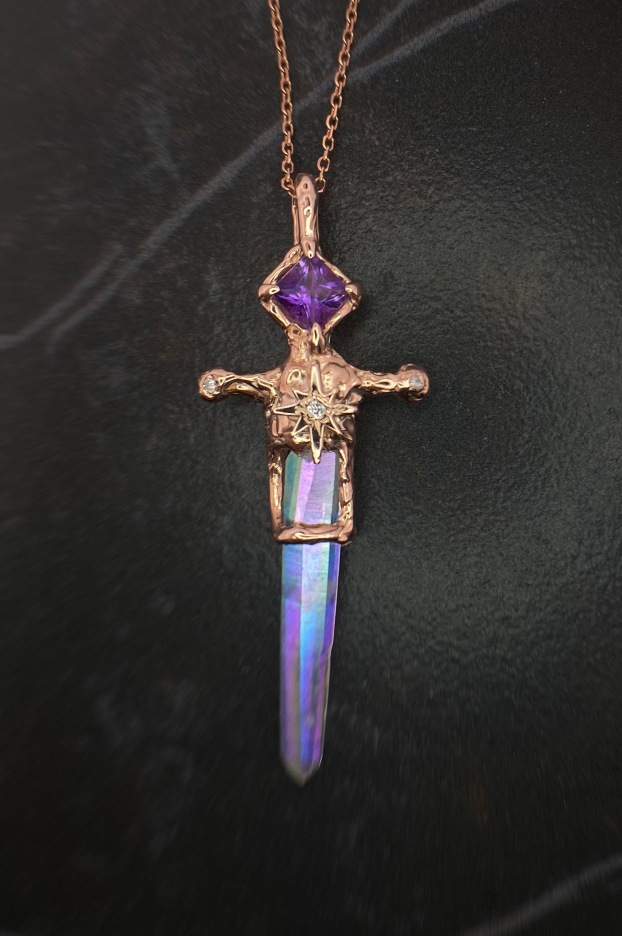 Xena Sword Talisman - Amethyst – Magick Alchemy